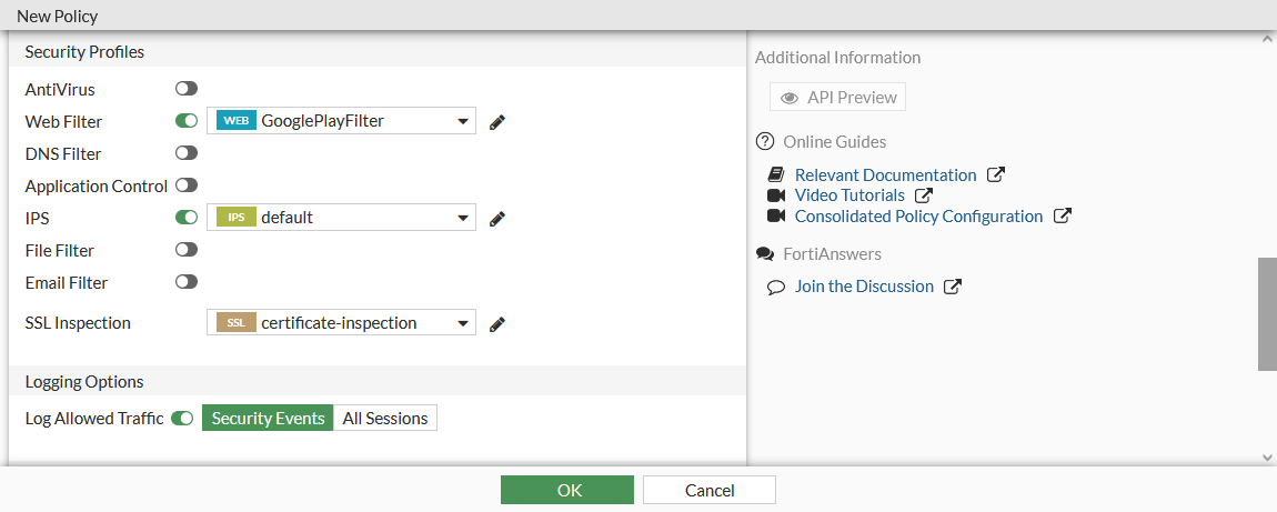 Category override examples | FortiGate / FortiOS 7.6.3 | Fortinet Document Library